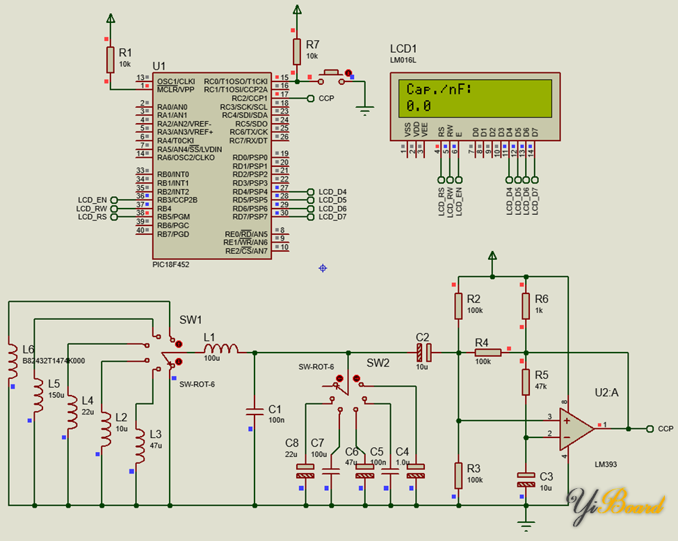 Inductance and Capacitance Measurement Using PIC18 Microcontroller - Pulse Induction Metal Detectors
